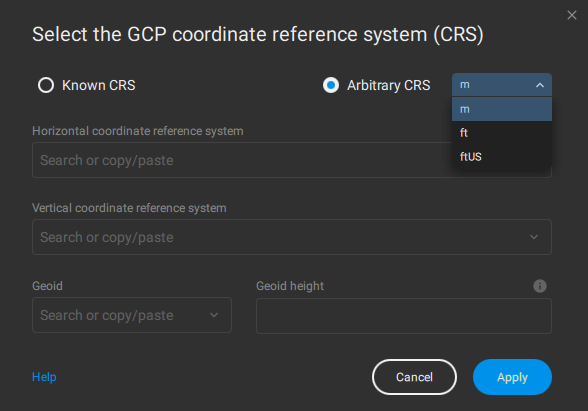 How to use coordinate systems - PIX4Dmatic